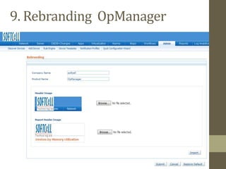 Opmanager "N/w monitoring tool" | PPT