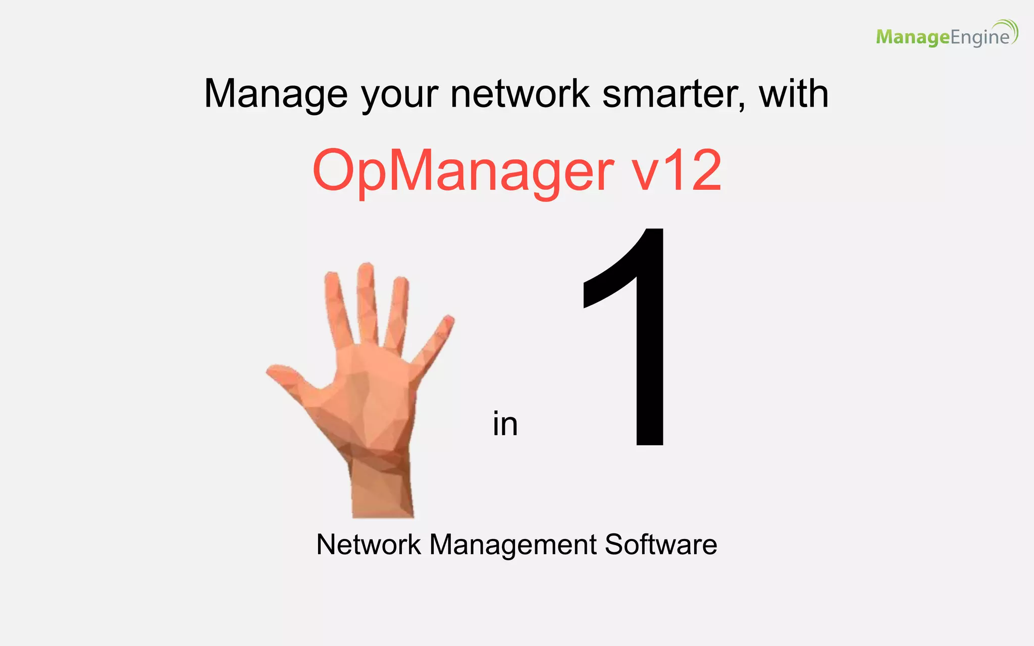 OpManager Technical Overview | PPTX