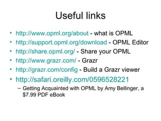 OPML: What is it? | PPT | Web Design and HTML | Internet