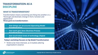 Operating Model Transformation in the age of AI | PPTX