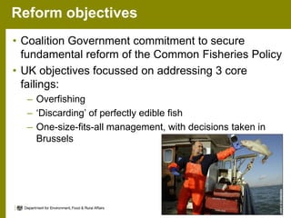 OPM Conference Defra Common Fisheries Policy Slides | POTX