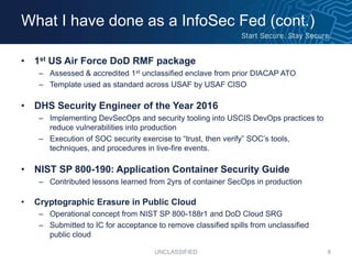 2018 OPM Cybersecurity Career Day - Protect & Defend | PPT