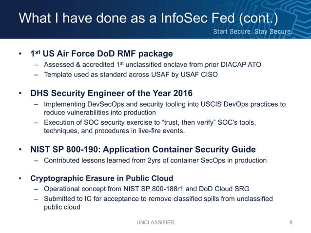 2018 OPM Cybersecurity Career Day - Protect & Defend | PPT