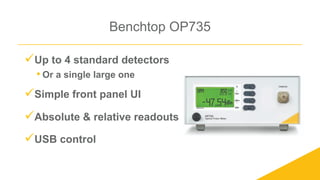 Optical Power Meter Selection Guidelines | PDF | Physics | Science