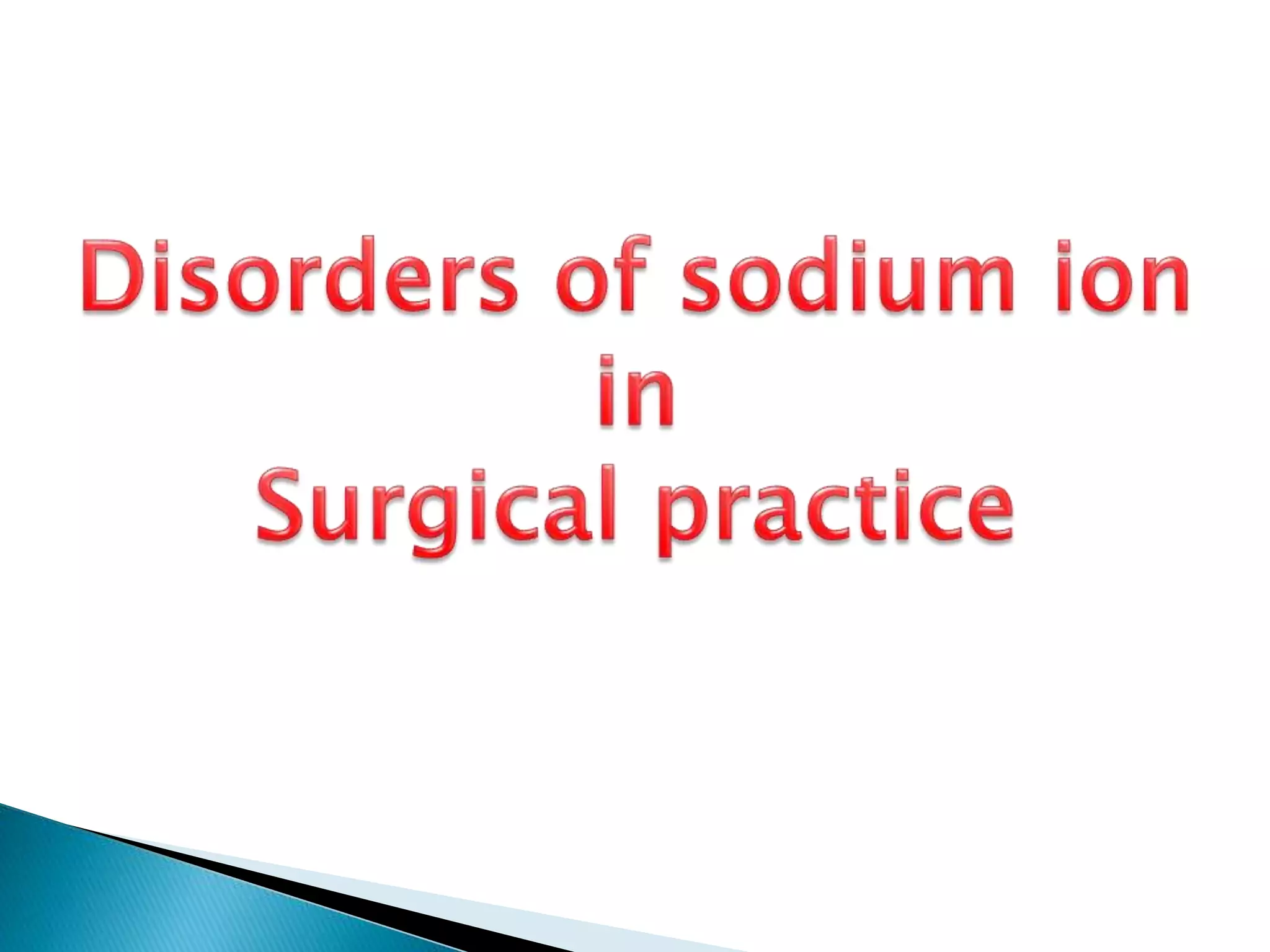 Sodium correction | PPTX