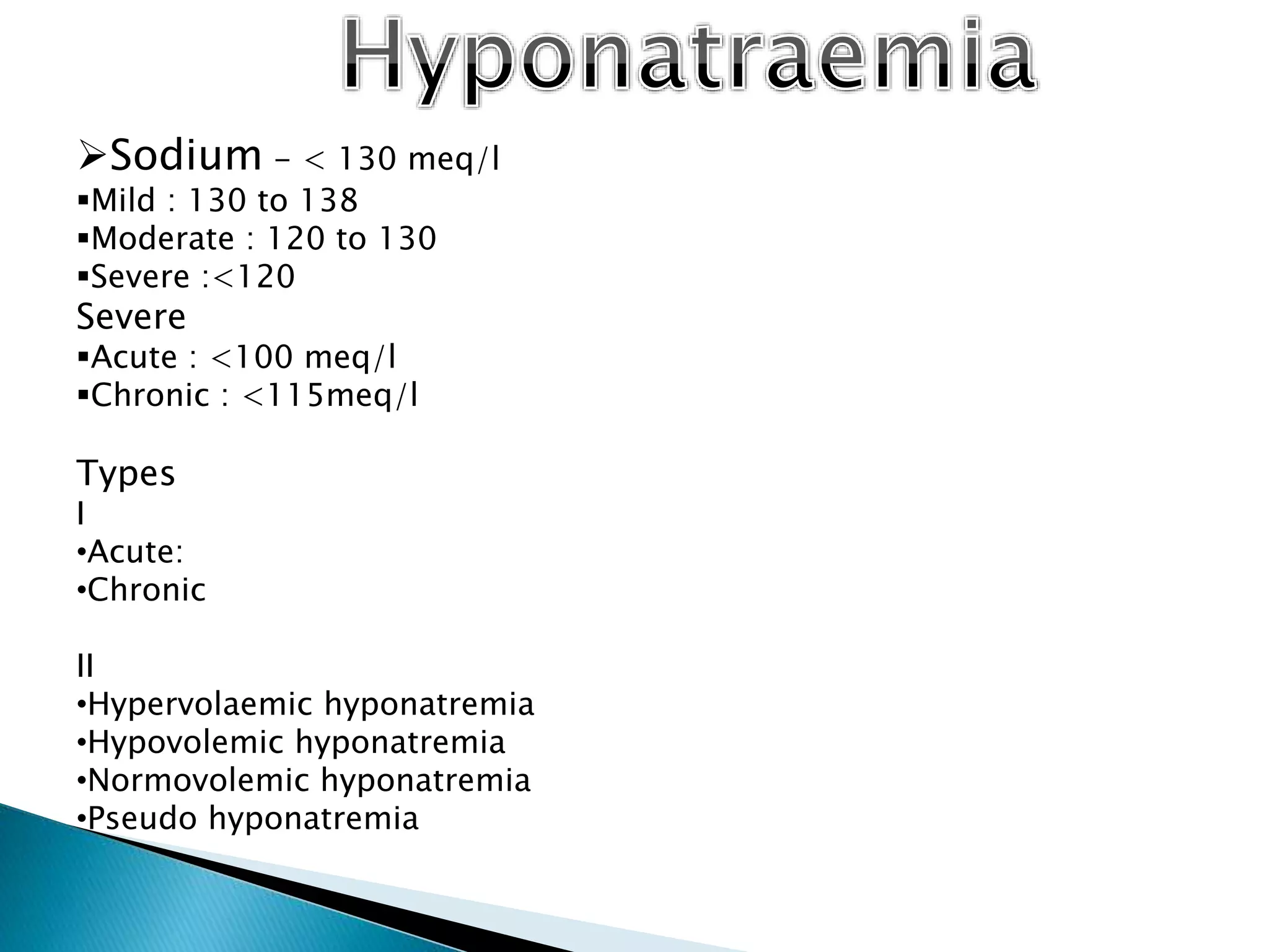 Sodium correction | PPTX