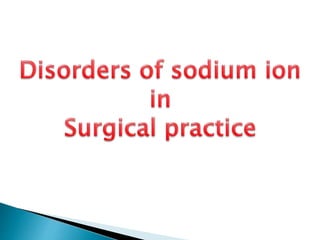 Sodium correction | PPTX