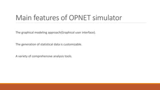 Opnet final year project in ludhiana | PPTX