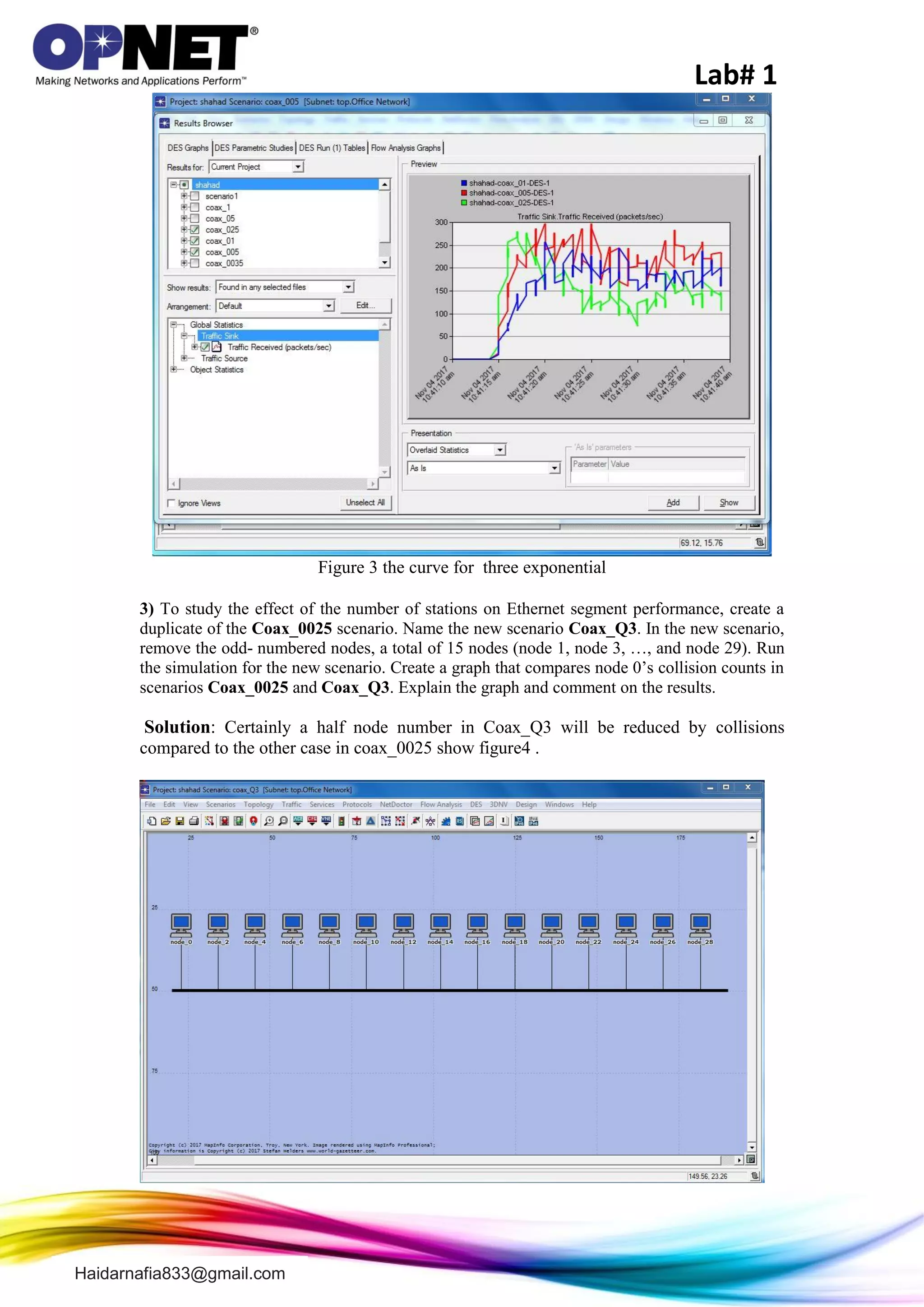 Opnet lab 1 solutions | PDF