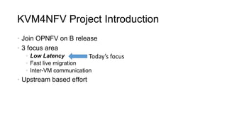 Summit 16: Achieving Low Latency Network Function with Opnfv | PPT