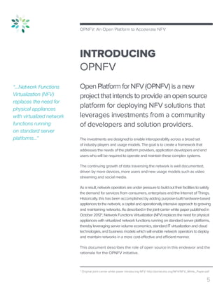 Opnfv white paper_final | PDF