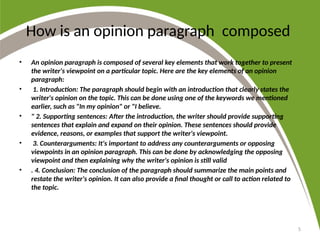 Opnion Paragraph .pptx Opnion Paragraph .pptx