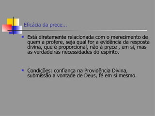 O Poder da Prece | PPT