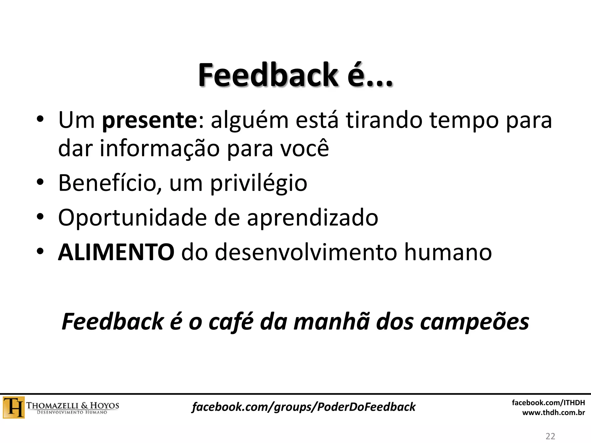 O poder do feedback | PDF