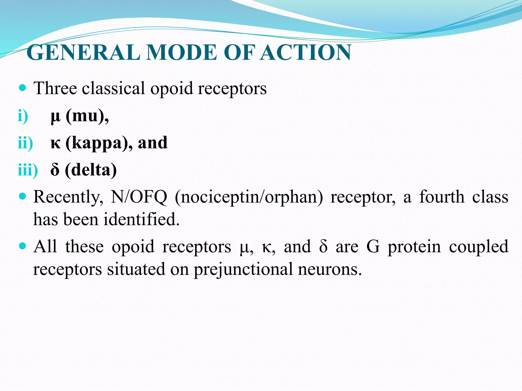Opoid analgesics | PPTX