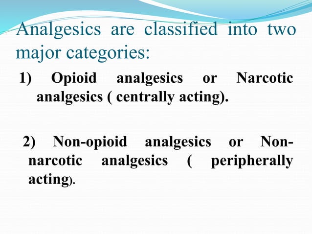 Opoid analgesics | PPTX