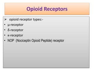 Opoids analgesic 1 | PPTX