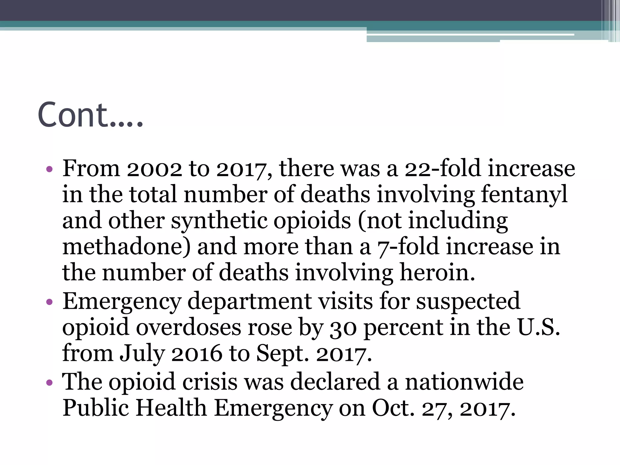 Opoid used disorder | PPTX