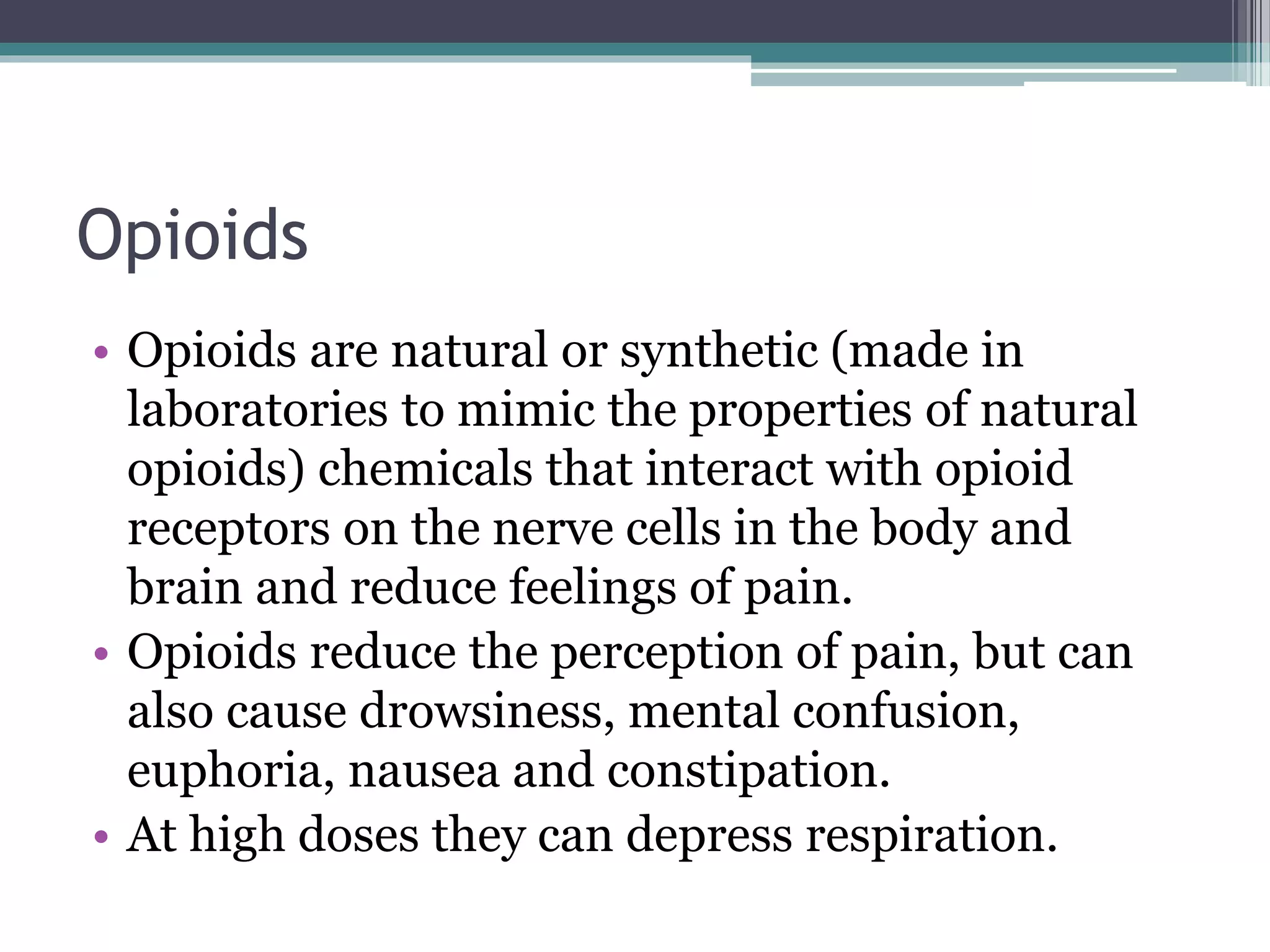 Opoid used disorder | PPTX