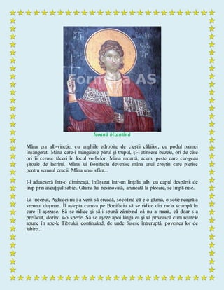 Cristian Curte - O poveste de dragoste cu sfinţi - Bonifaciu şi Aglaida | PDF