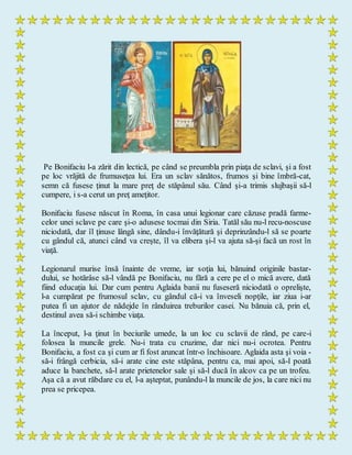 Cristian Curte - O poveste de dragoste cu sfinţi - Bonifaciu şi Aglaida | PDF
