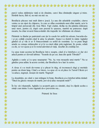 Cristian Curte - O poveste de dragoste cu sfinţi - Bonifaciu şi Aglaida | PDF
