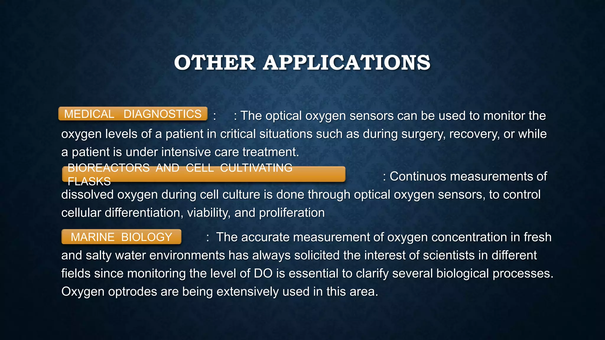 Op oxygen sensors | PPT