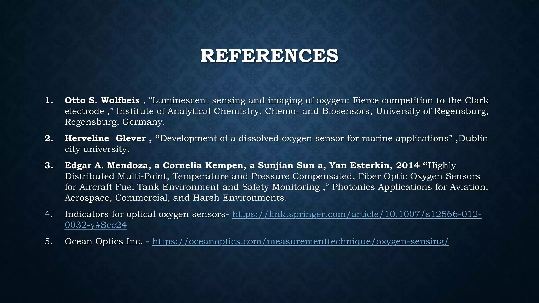 Op oxygen sensors | PPTX