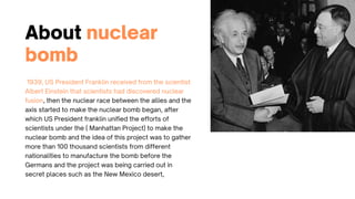 oppenheimer and the story of the atomic bomb | PDF