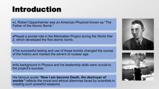 Re-imagination: If Oppenheimer was alive today | PPT