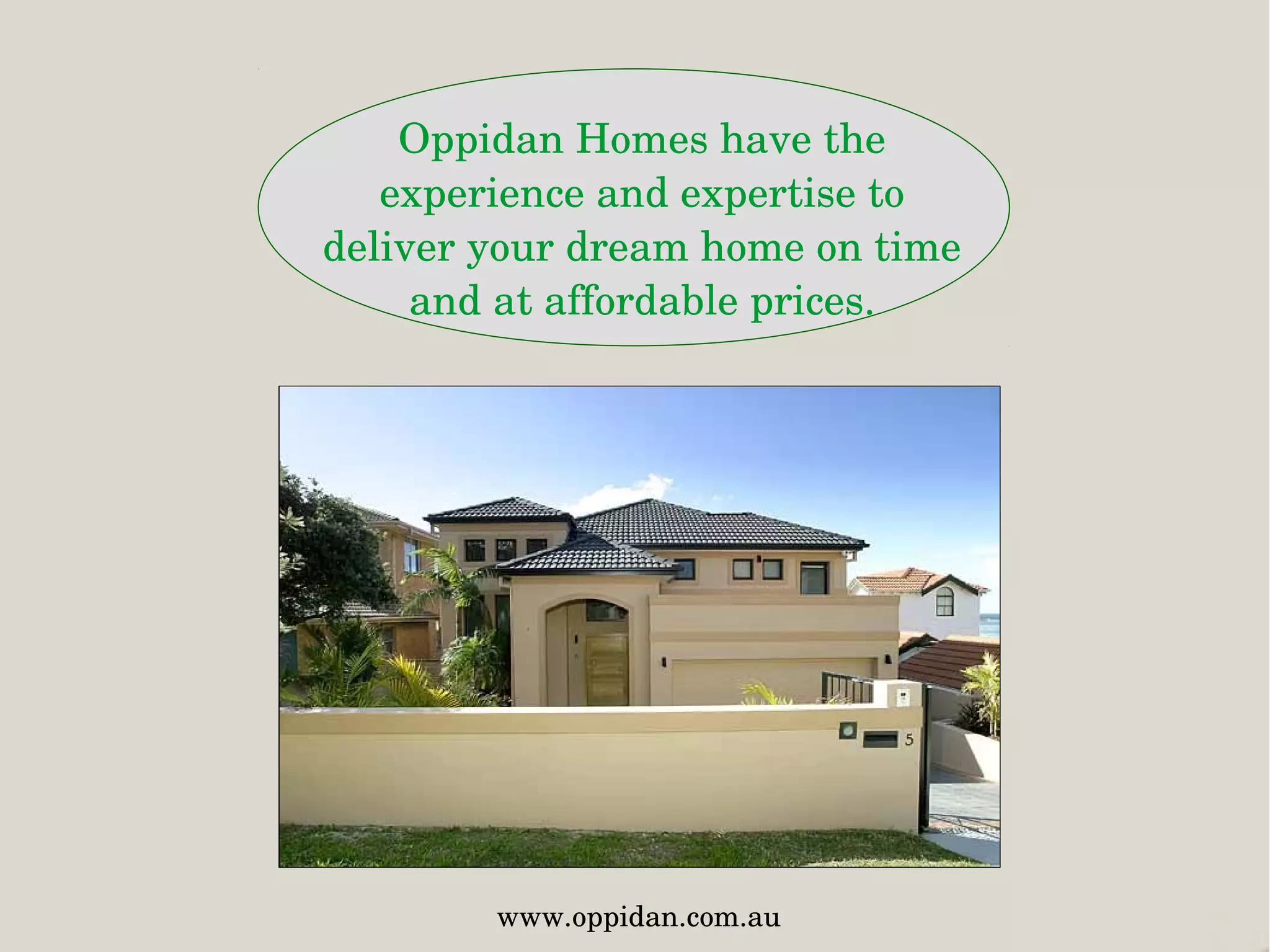 Oppidan - Designer Homes | PPT