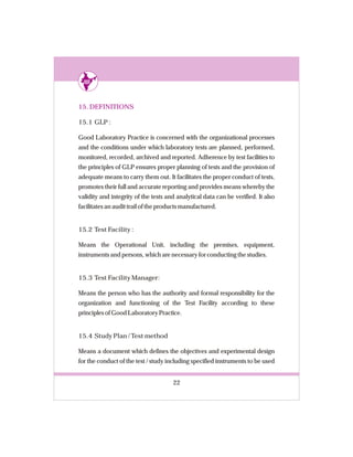 Oppi guidelines on good laboratory practices(glp) | PDF