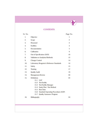 Oppi guidelines on good laboratory practices(glp) | PDF