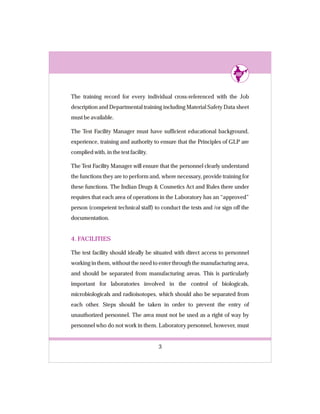 Oppi guidelines on good laboratory practices(glp) | PDF