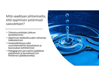 Oppimisen systeeminen johtaminen | PDF