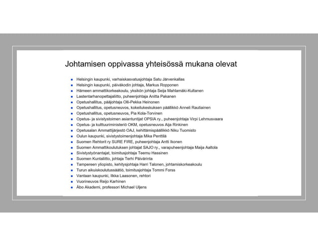 Oppimisen systeeminen johtaminen | PDF