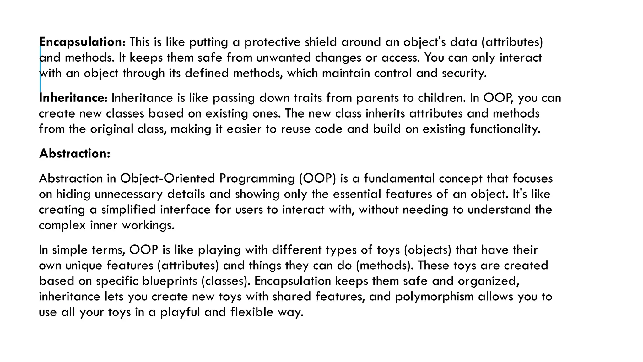 Object Oriented Programming Oops Python Ppt