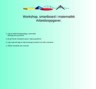 Visualiseringshjelpemidler smartboard matematikk | PPT