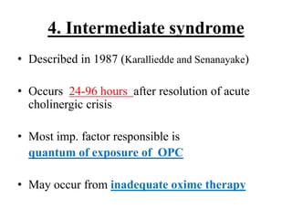 Organophosphate Poisoning | PPTX