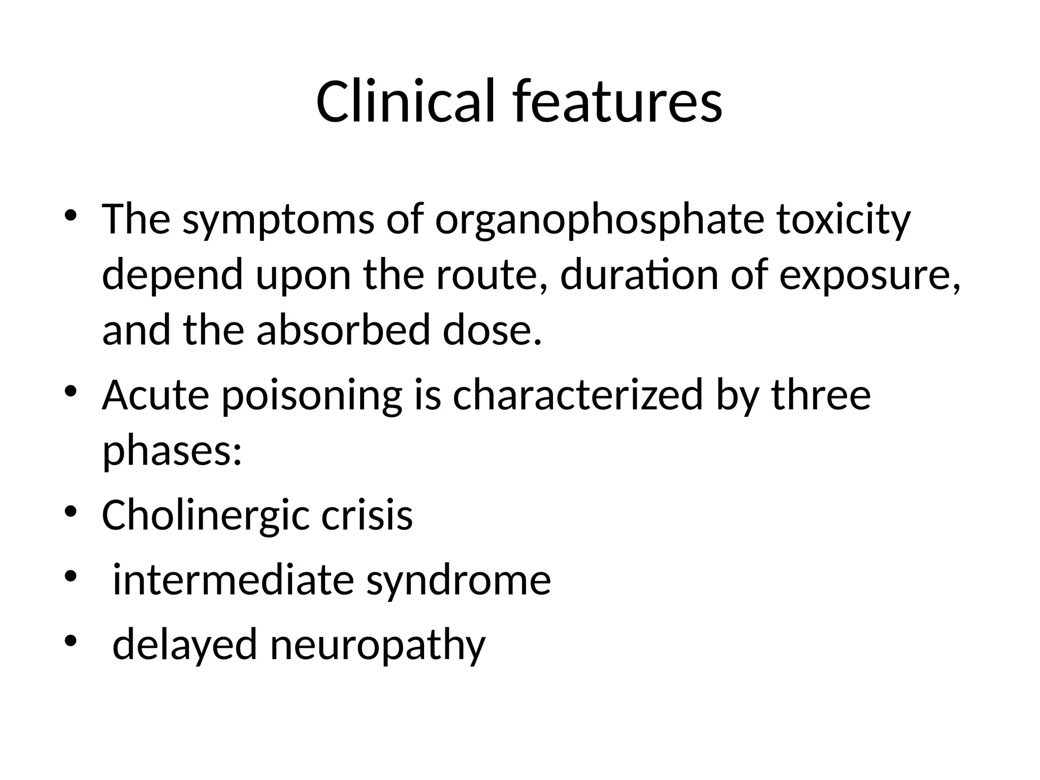 Organophosphate poisioning in pediatric age group | PPTX