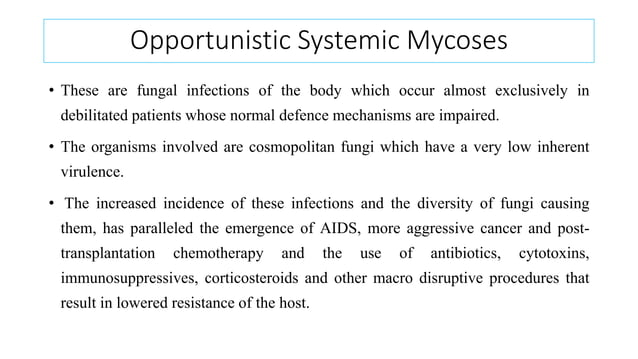 Opportunistic fungal infection.pptx
