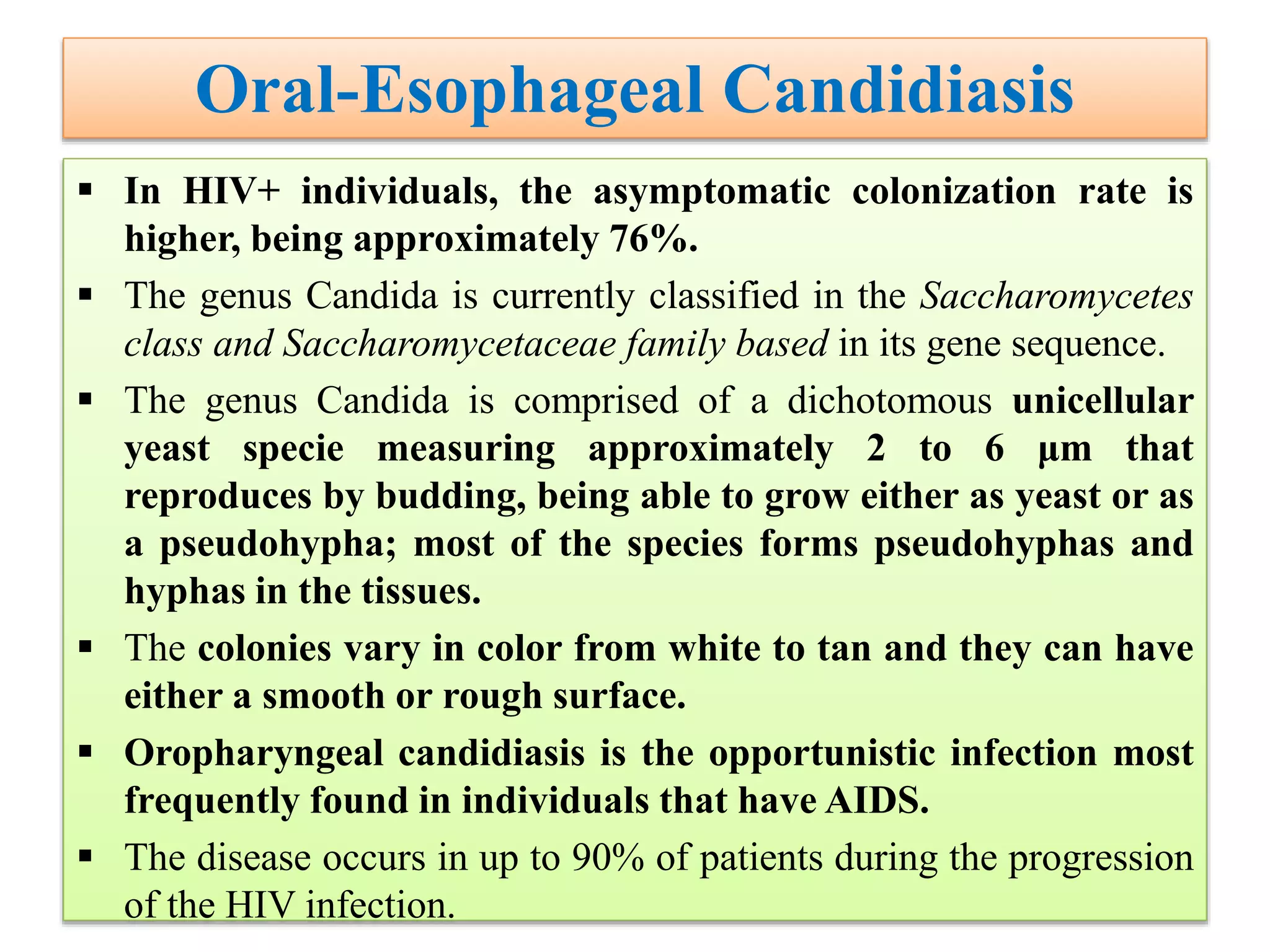 Opportunistic fungal infections | PPTX