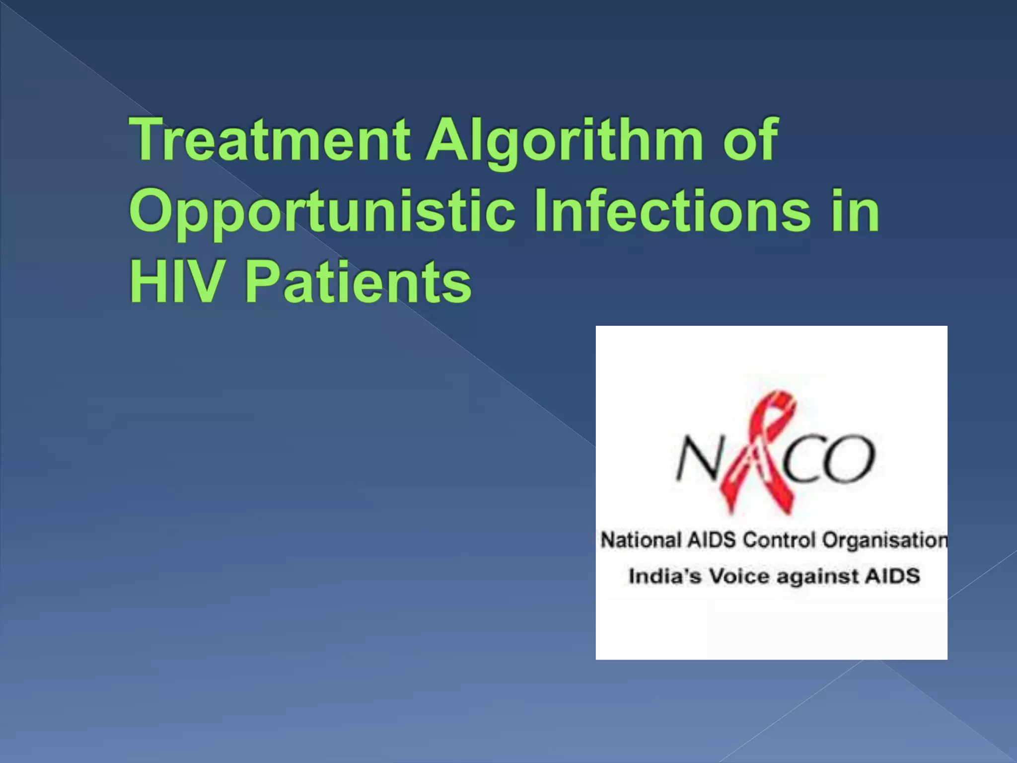 Opportunistic infections | PPTX