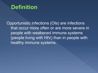 Opportunistic infections | PPT