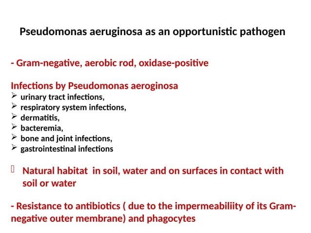 Opportunistic infections including bacteria, viruses and fungi | PPTX