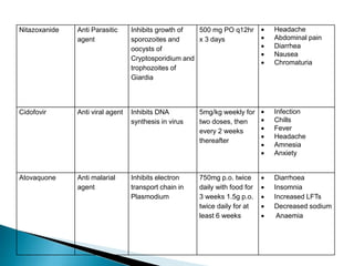 opportunisticinfections- in Human immunodeficiency syndrome | PPTX