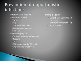opportunisticinfections- in Human immunodeficiency syndrome | PPTX