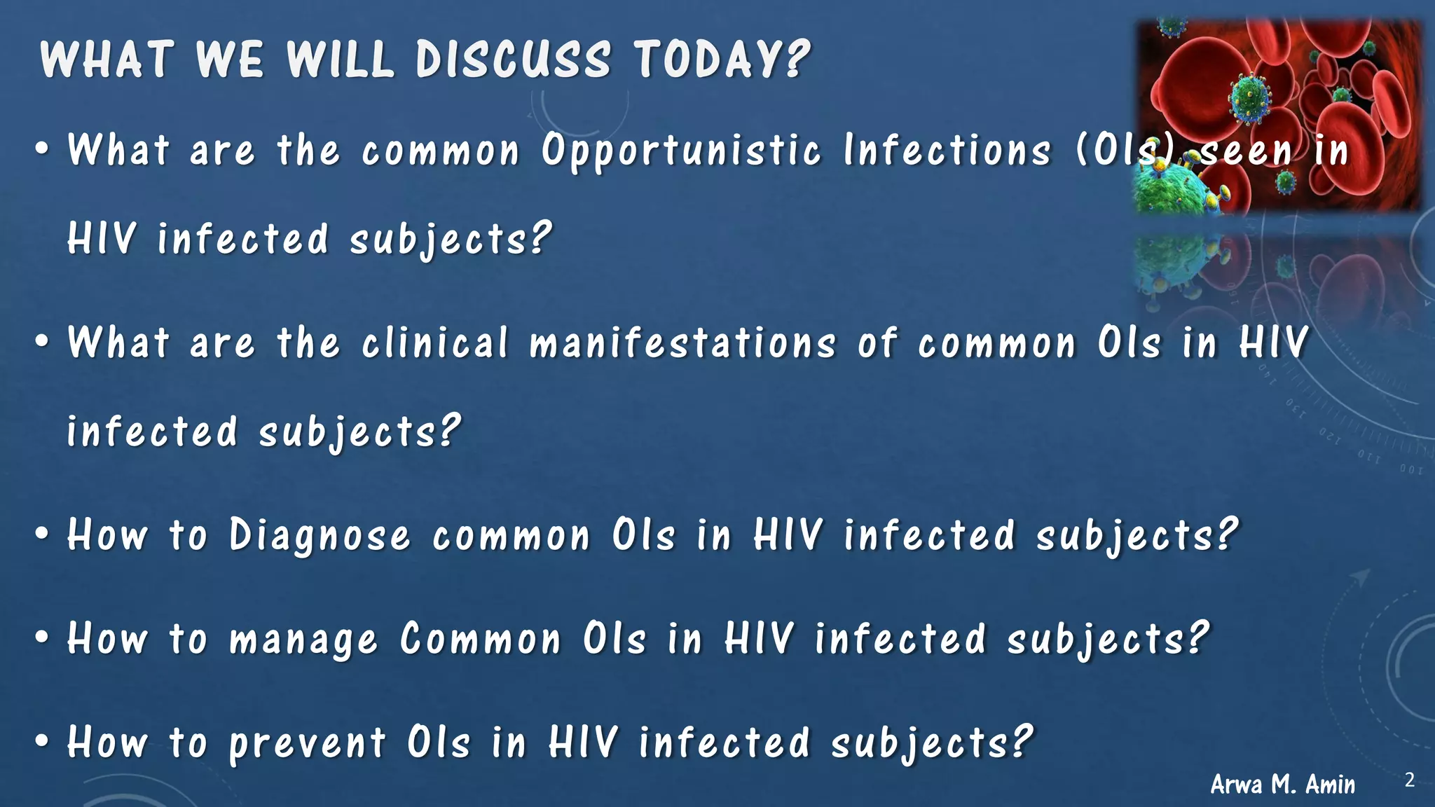 Opportunistic Infections in HIV | PDF