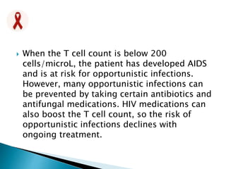 Opportunistic infections in hiv | PPTX