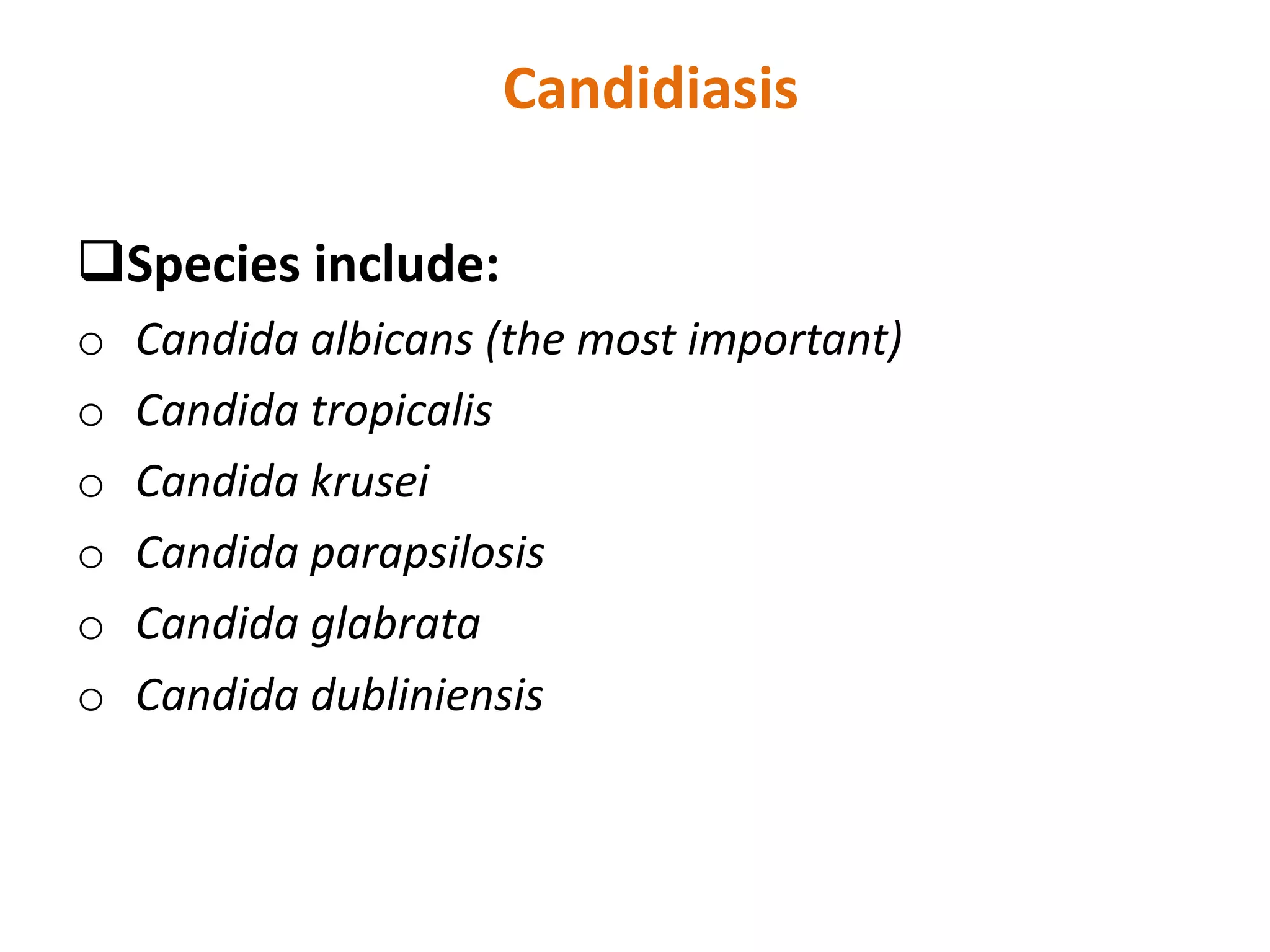 Opportunistic mycoses cadidiasis | PPTX